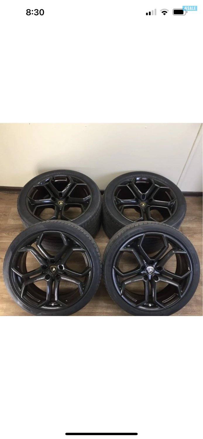 Lamborghini Aventator Wheels OEM Stock Set 4LP700 LP Genuine، رقم: