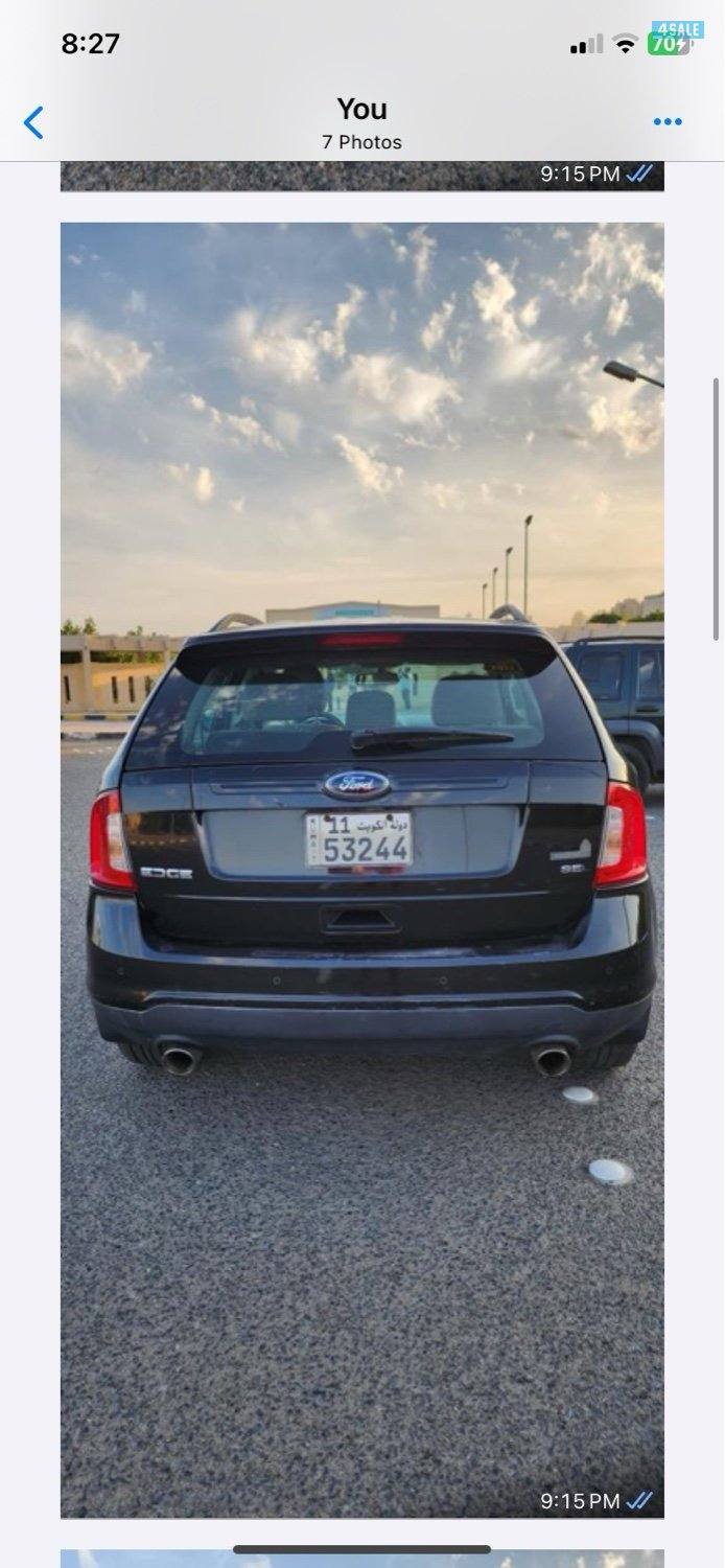 FORD EDGE SEL,2013,km 140000.original paint. Accident free., No: