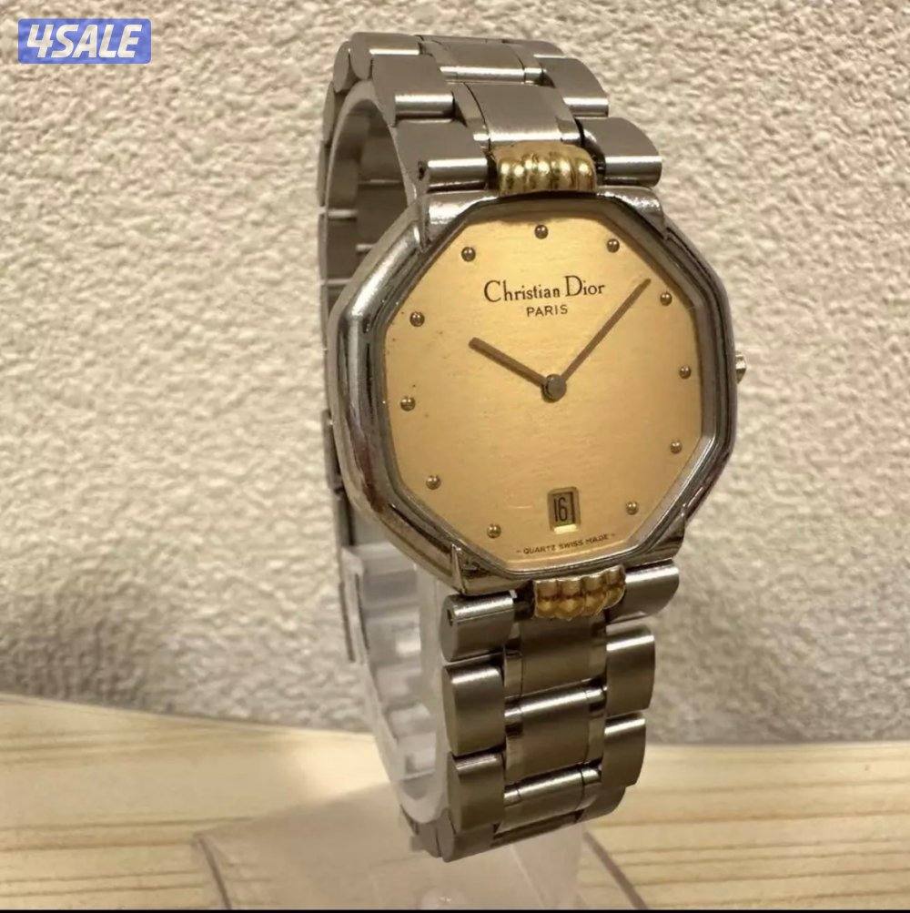 Christian Dior watch, new strap, new battery, Octagon, No:19505616