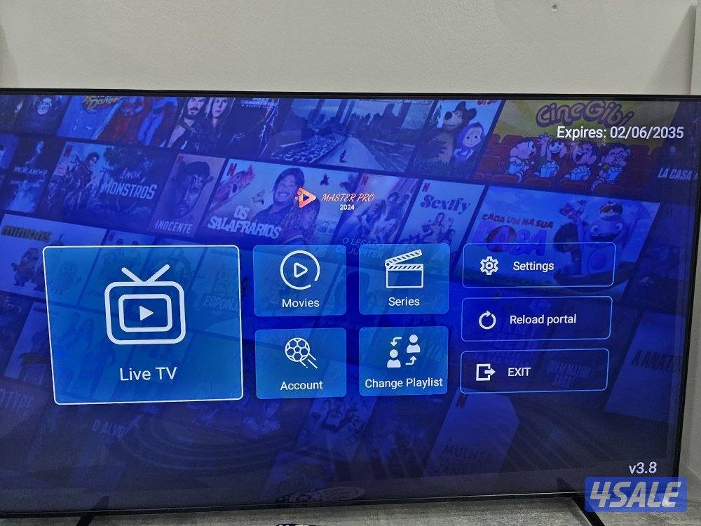 iptv receiver with 10 years subscription, No:19856558