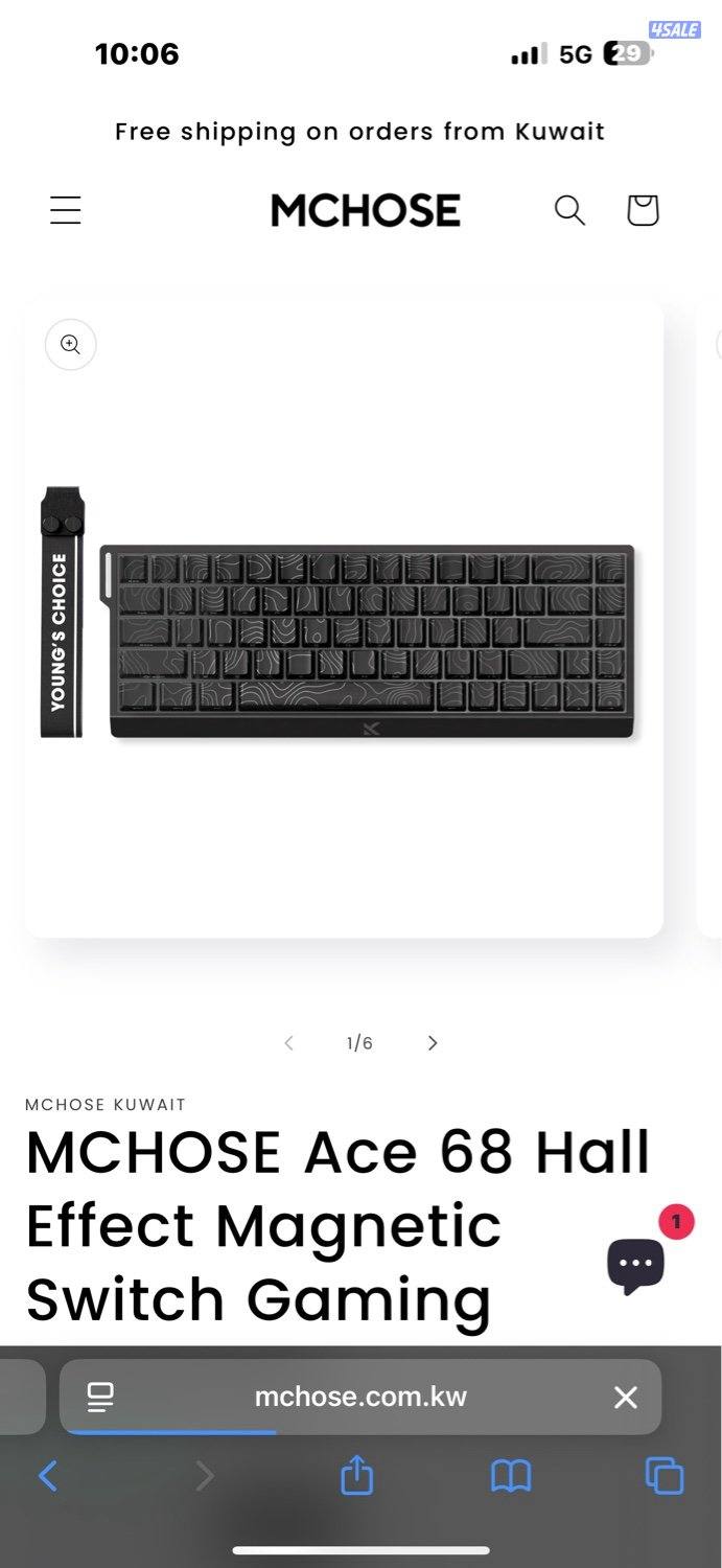 Magnetic Switch Gaming Keyboard ( NEW), No:19879914