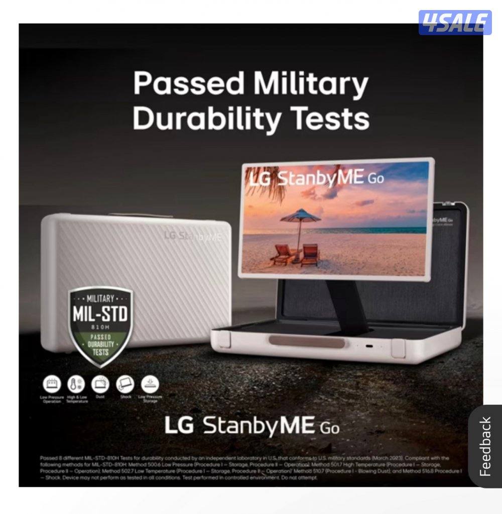 LG StanbyME Go 27 Inch Briefcase Design Touch Screen, No:19888384