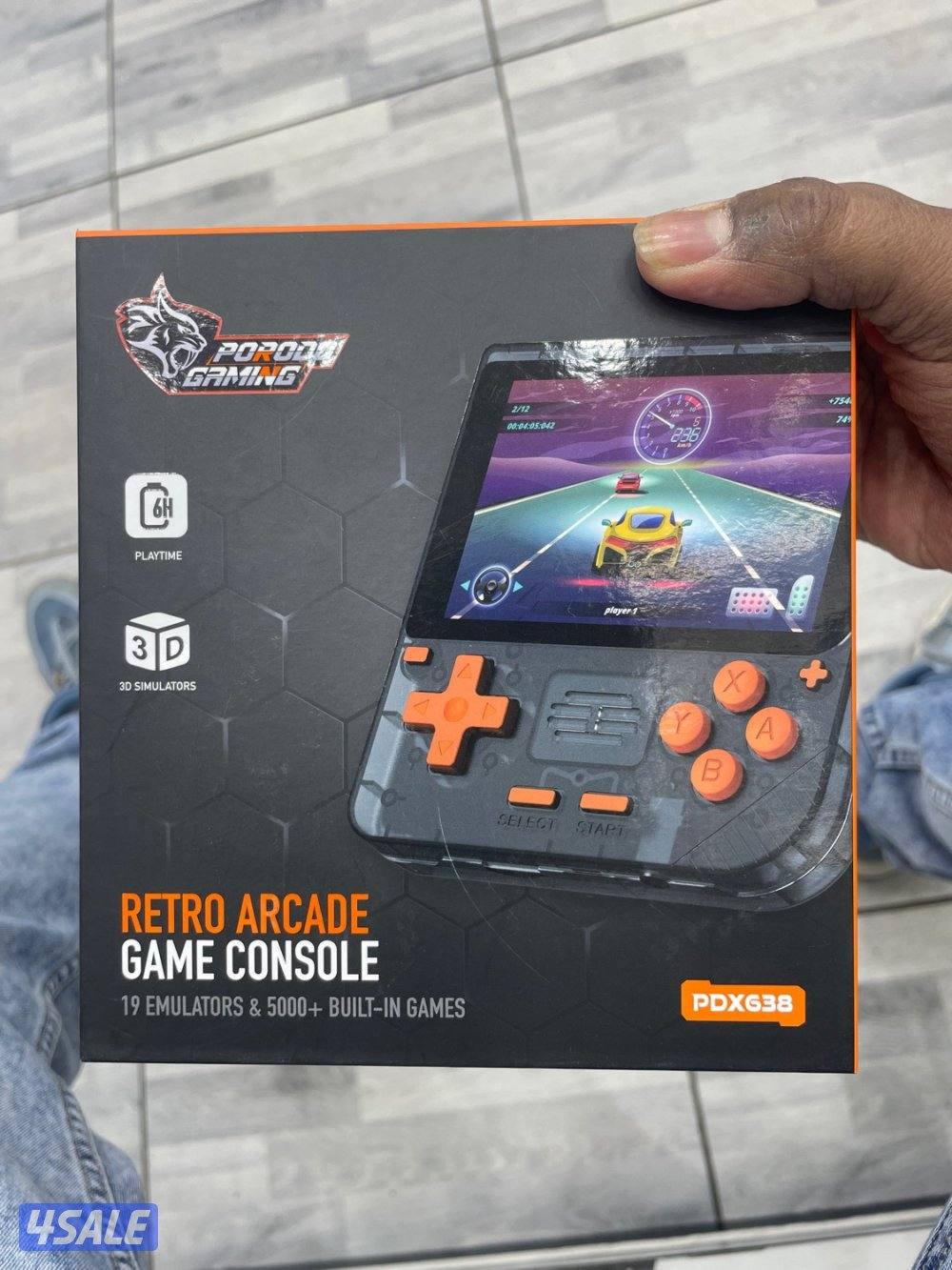 Porodo (RETRO ARCADE GAME CONSOLE) 19 EMULATORS & 5000 BUIL، رقم: