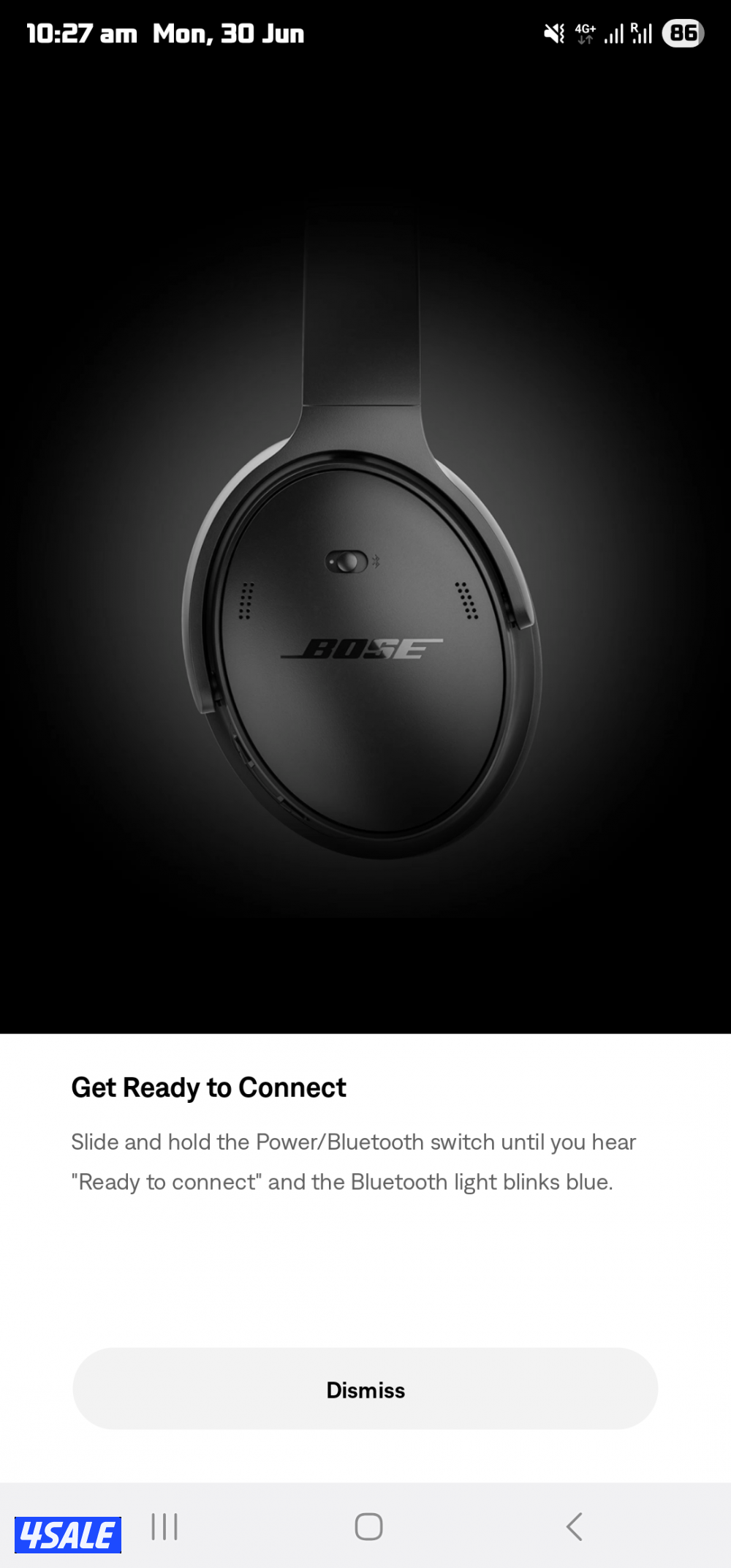 Bose quite comforts 45 headphones, No:19945569