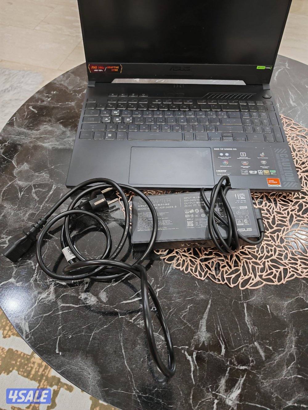 ASUS TUF Gaming A15 Laptop RTX 4070 & 64GB RAM High-end ، رقم: