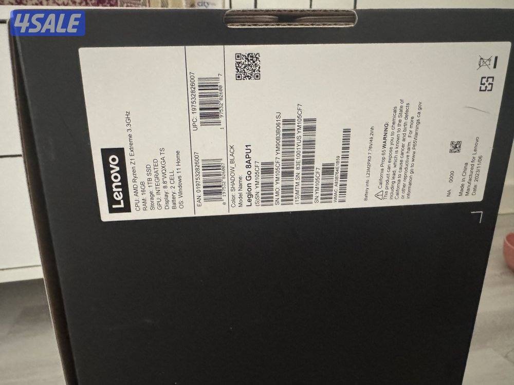 Lenovo Legion device, No:20174082