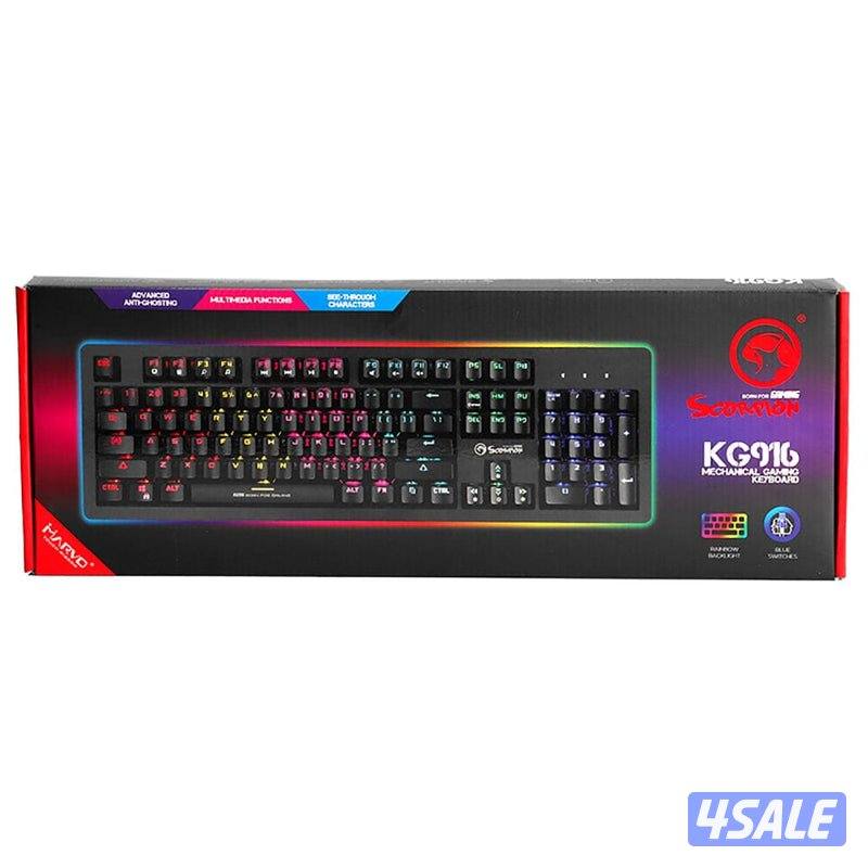 Marvo KG916 Gaming Keyboard – Blue Switches (Perfect Conditi, No: