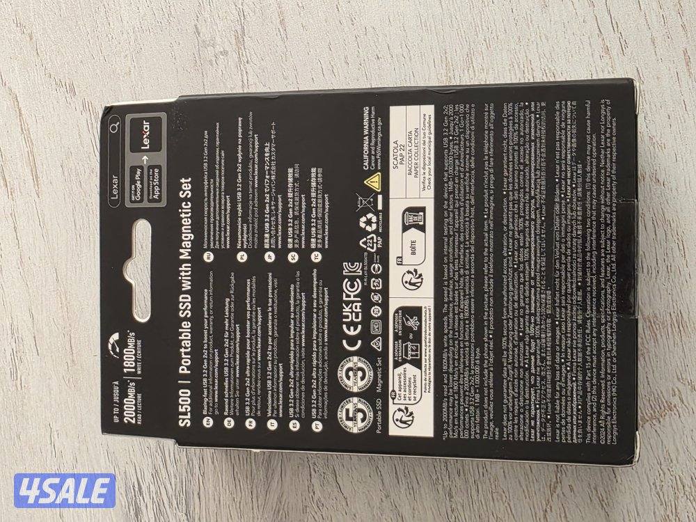 lexar sl500 ssd 1 TERA new super fast 2000MB/S، رقم:20387981