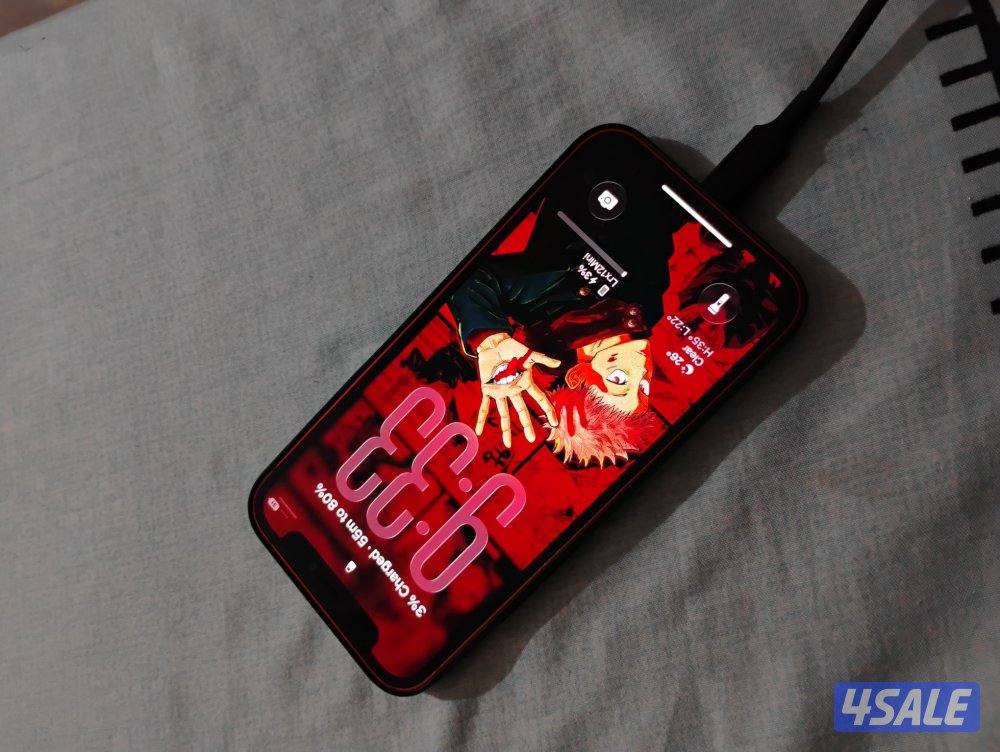 iPhone 12 Mini Red – 256GB Battery 100% Face ID Not Workin، رقم: