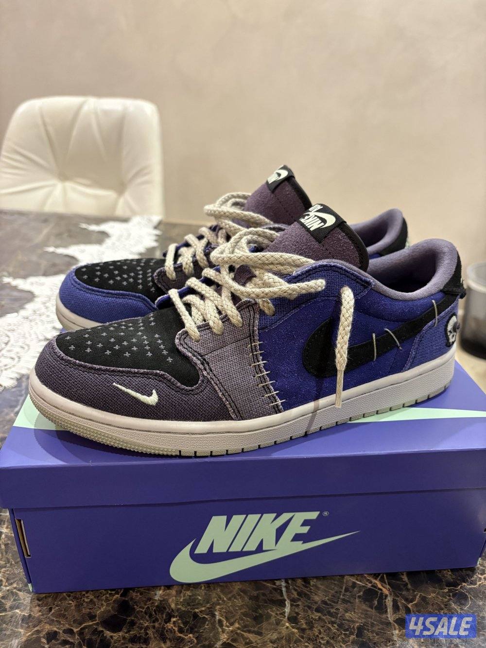 Jordan 1 Retro Low OG Zion Williamson Voodoo Alternative، رقم:20402459